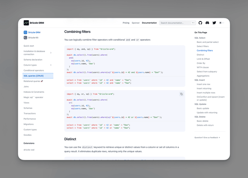 Boost Your Dev Productivity With Drizzle Orm